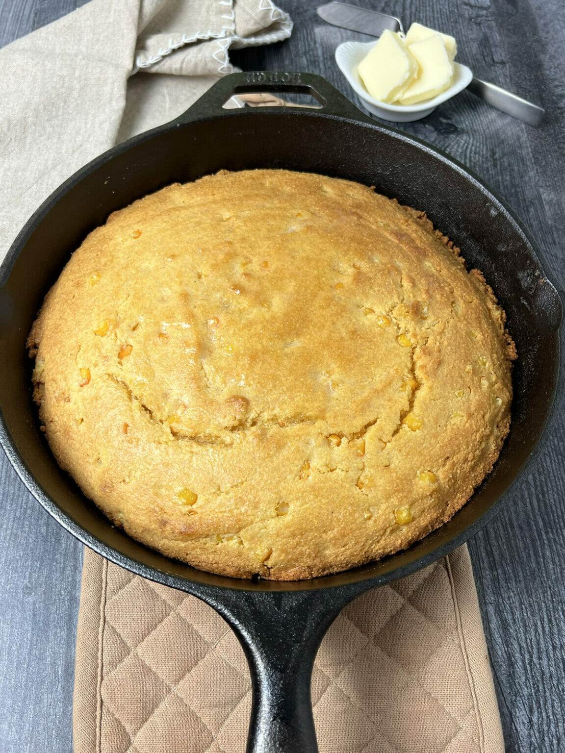 Best Damn Iron Skillet Cornbread - RecipeTeacher