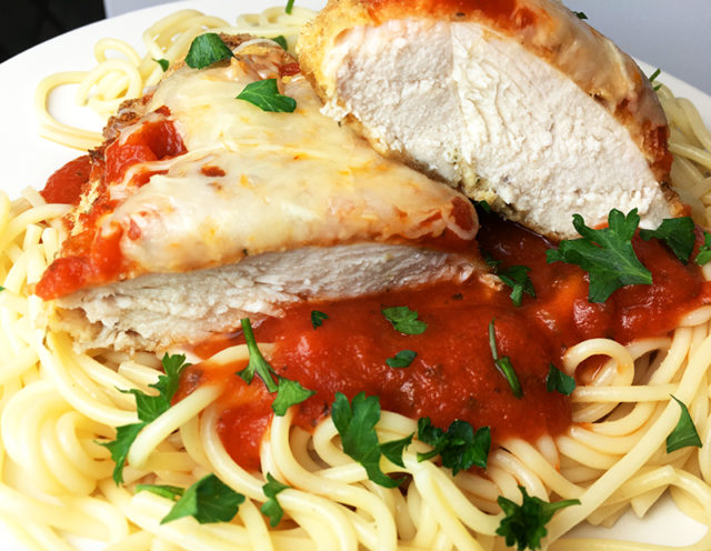 Best Damn Oven Baked Chicken Parmesan - RecipeTeacher