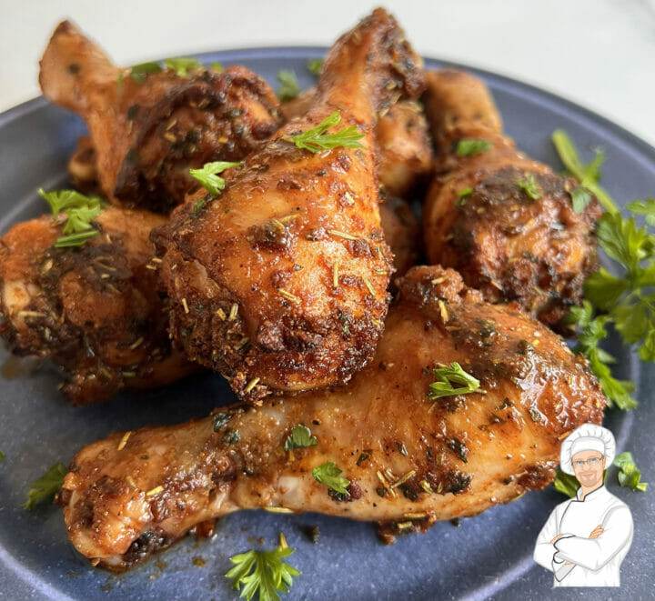 Best Damn Oven Baked Chicken Legs - RecipeTeacher