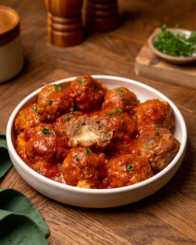 Best Damn Stuffed Meatballs - RecipeTeacher