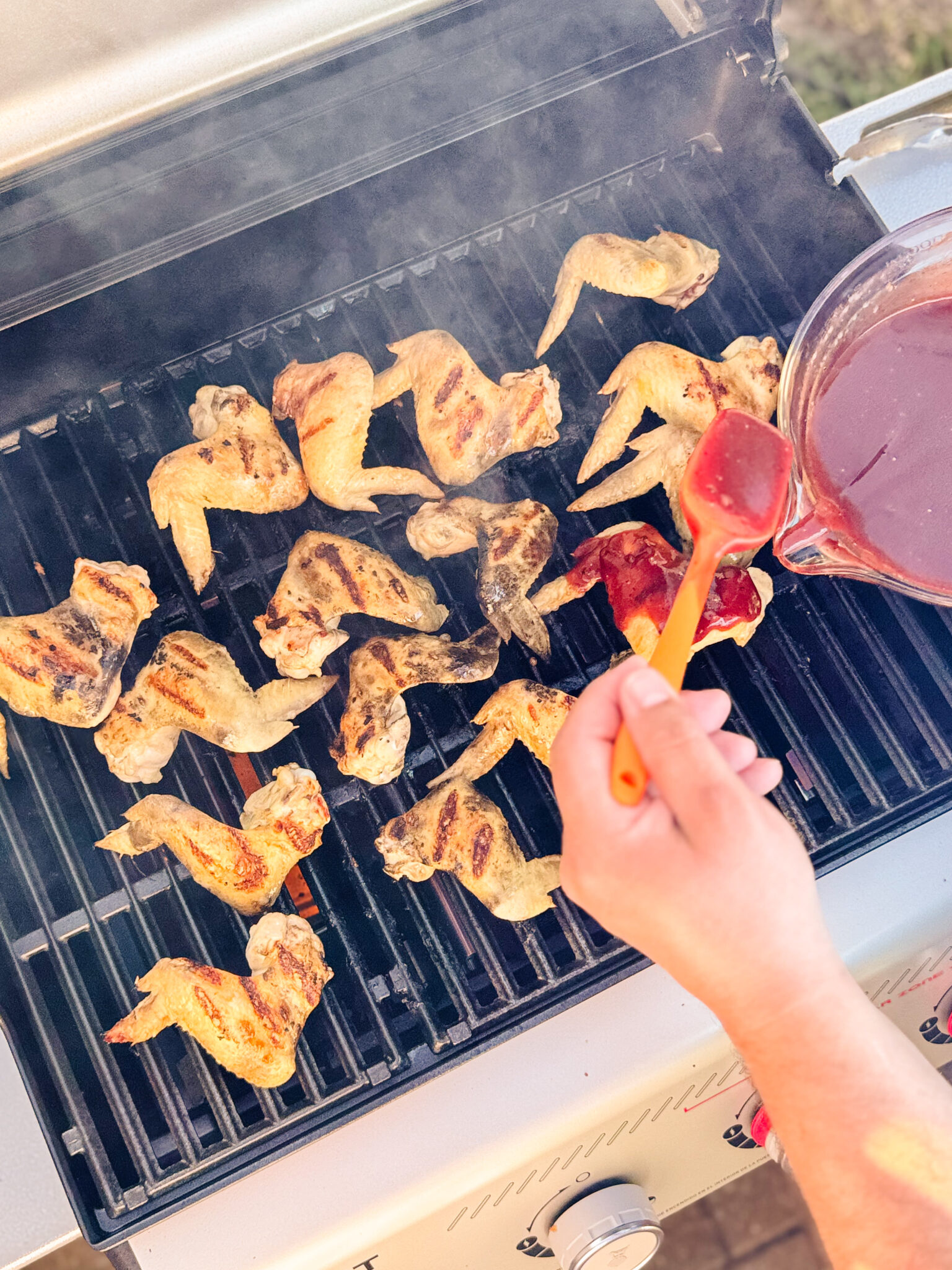 Best Damn Grilled BBQ Chicken Wings - RecipeTeacher