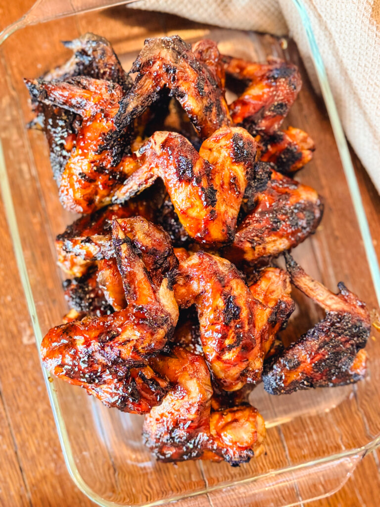 Best Damn Grilled BBQ Chicken Wings - RecipeTeacher