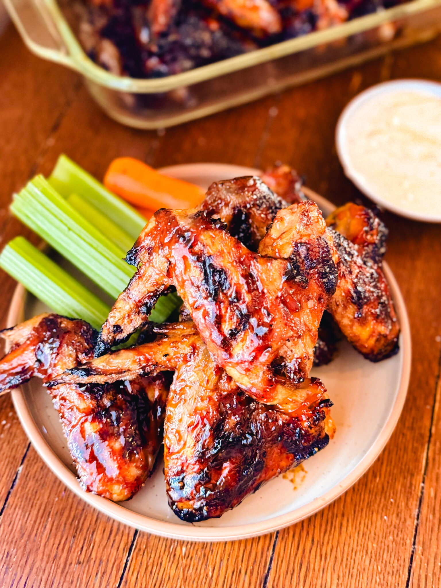 Best Damn Grilled BBQ Chicken Wings - RecipeTeacher