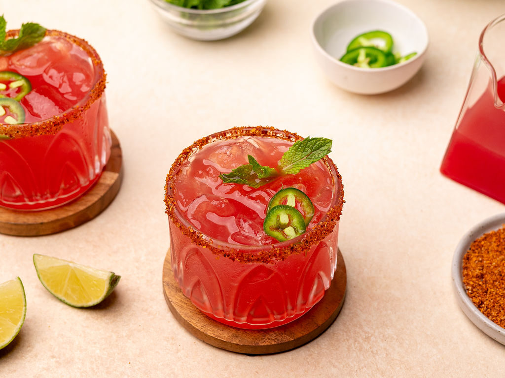 Watermelon Tajin Mocktail - RecipeTeacher