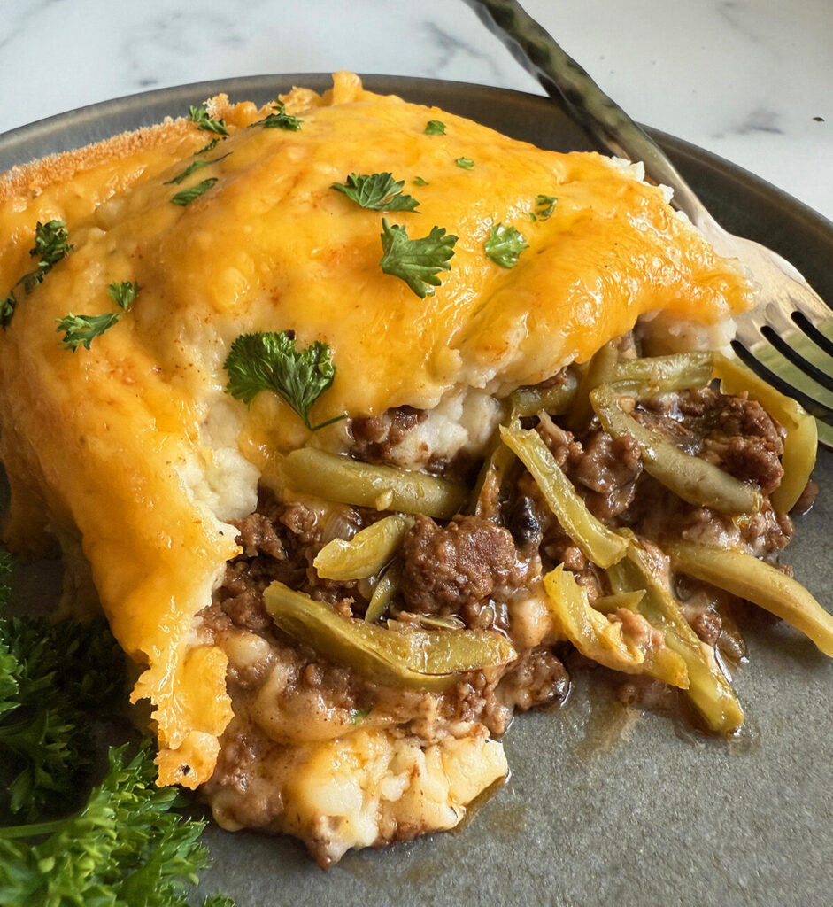 Shepherd S Pie With Green Beans