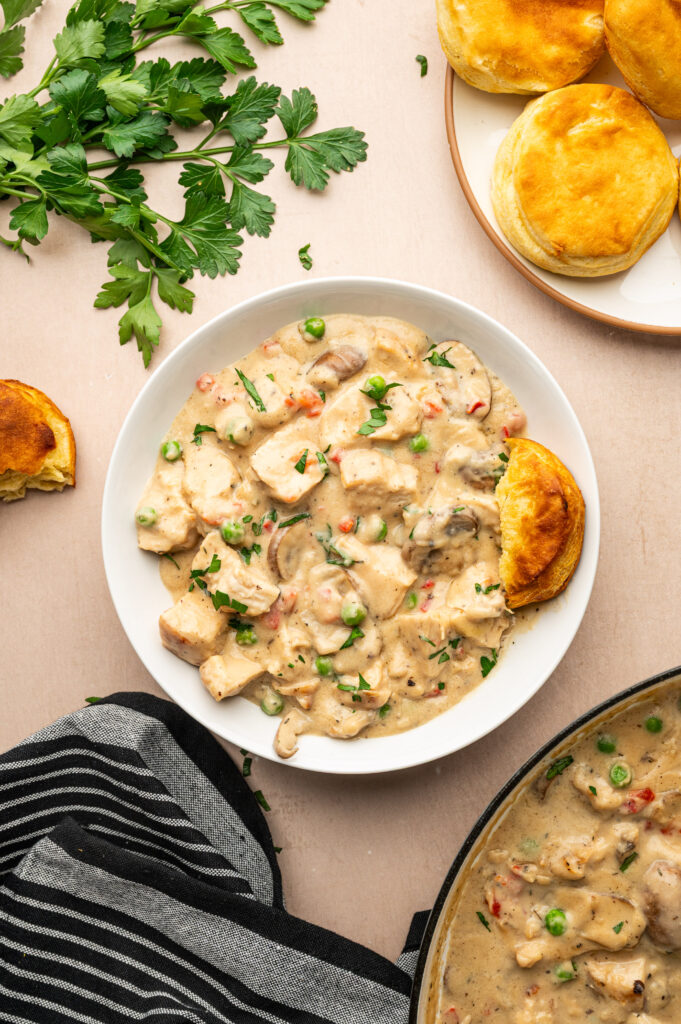 Best Damn Chicken à la King - RecipeTeacher